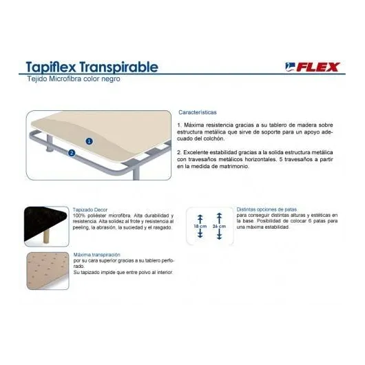Tapiflex Transpirable de Flex en 3D